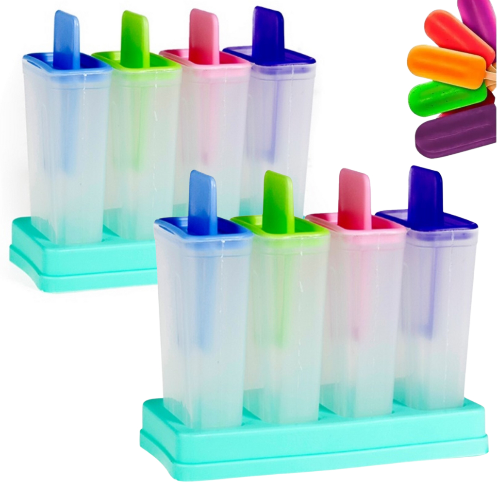 8 Forma para Fazer Sorvete Picolé Picoleteira Palito Caseiro | Shopee ...