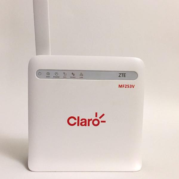 Modem Roteador 3G 4G ZTE MF253V Wifi DESBLOQUEADO CHIP | Shopee Brasil
