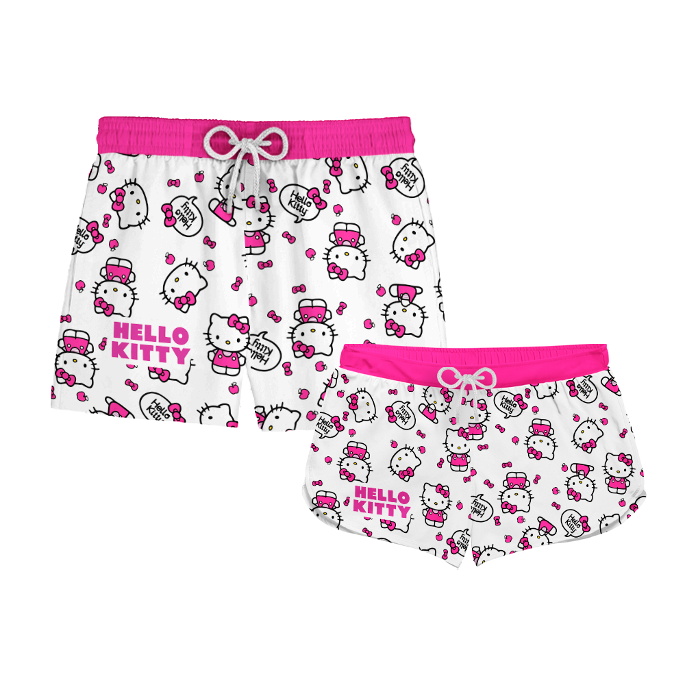 Kit Casal Short Hello Kitty Gatinha REF 234 | Shopee Brasil
