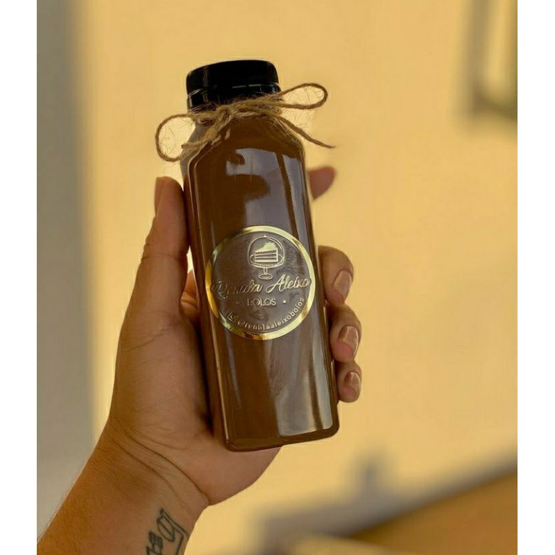 10 Garrafa pet 300 ml com tampa Sortida - Ideal para sucos, chocolate ...