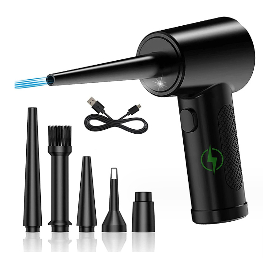 Aspirador Soprador Pó Portátil USB Limpeza Carro Computador ref: C4915 ...
