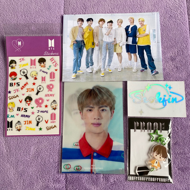 Kit Fanmade Jin (BTS) | Shopee Brasil