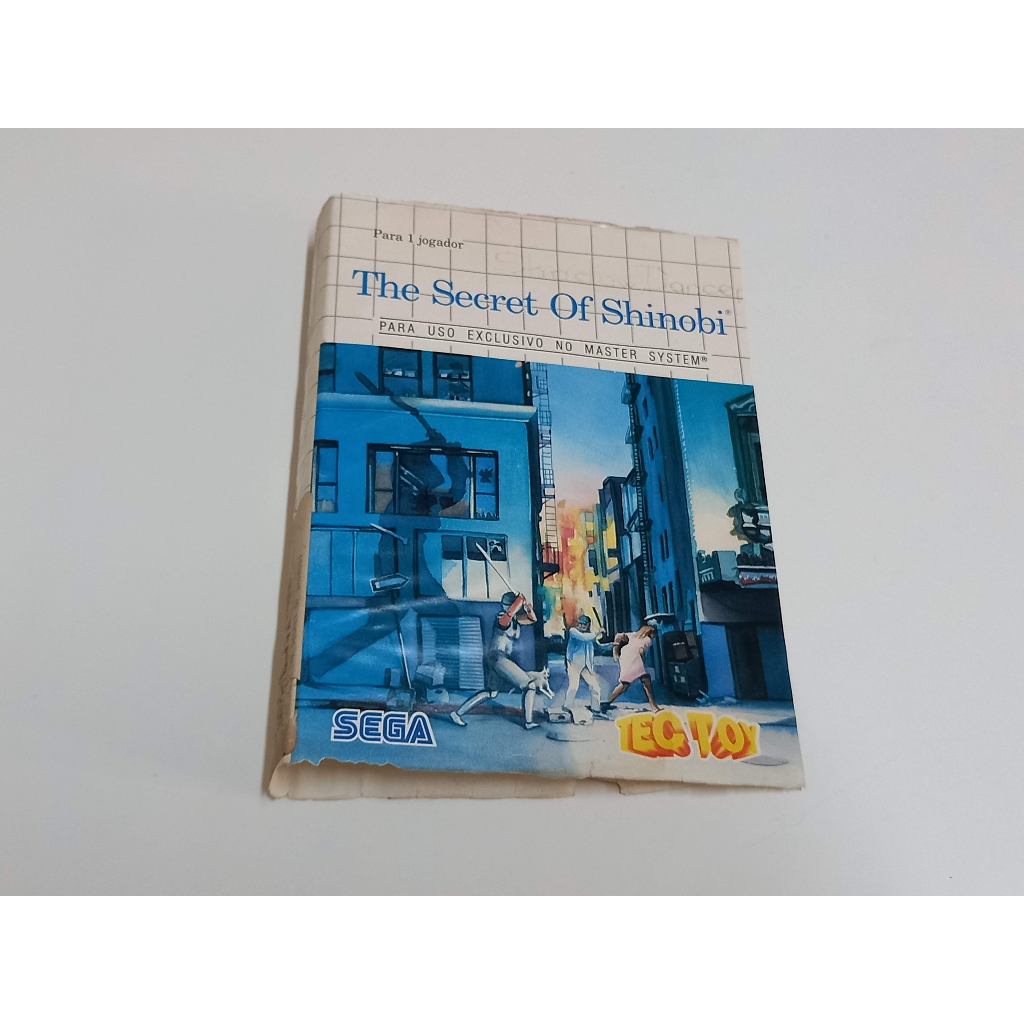 Encarte The Secret Of Shinobi Shadow Dancer - Master System | Shopee Brasil