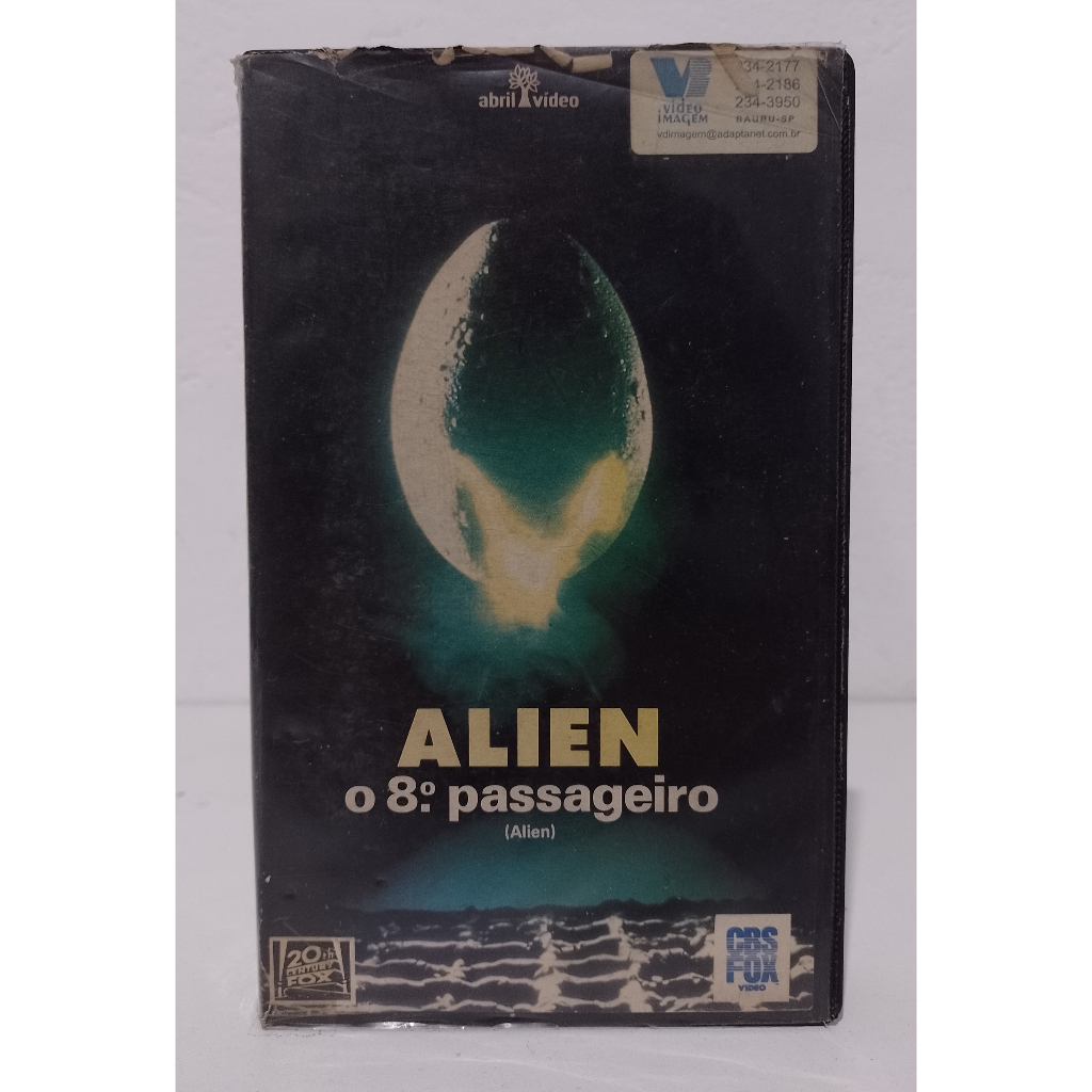 VHS Original - ALIEN, O Oitavo Passageiro - Faz a Boa!