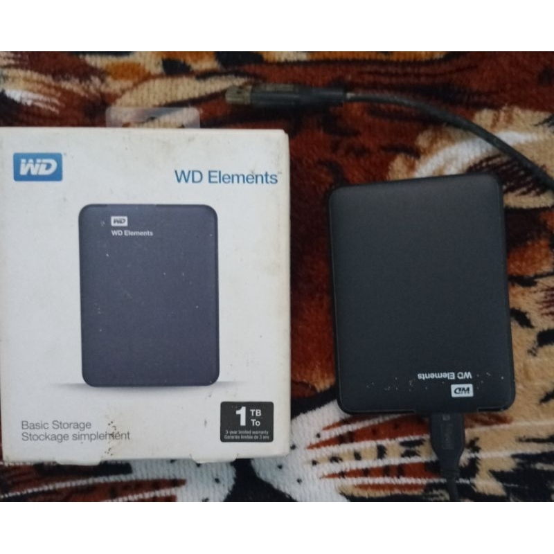 HD externo WD elements 1tb (USADO) | Shopee Brasil