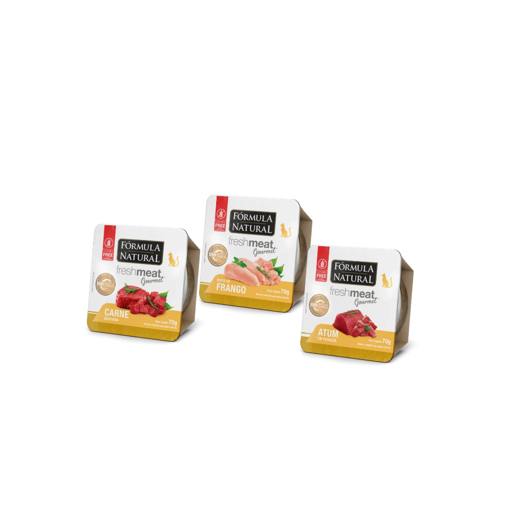Patê Fórmula Natural Fresh Meat Gatos 70g | Shopee Brasil