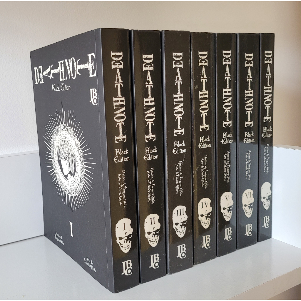 Death Note Black Edition (Volumes 1 a 6) + How to read, de Tsugumi Ohba e Takeshi Obata (Usado ...