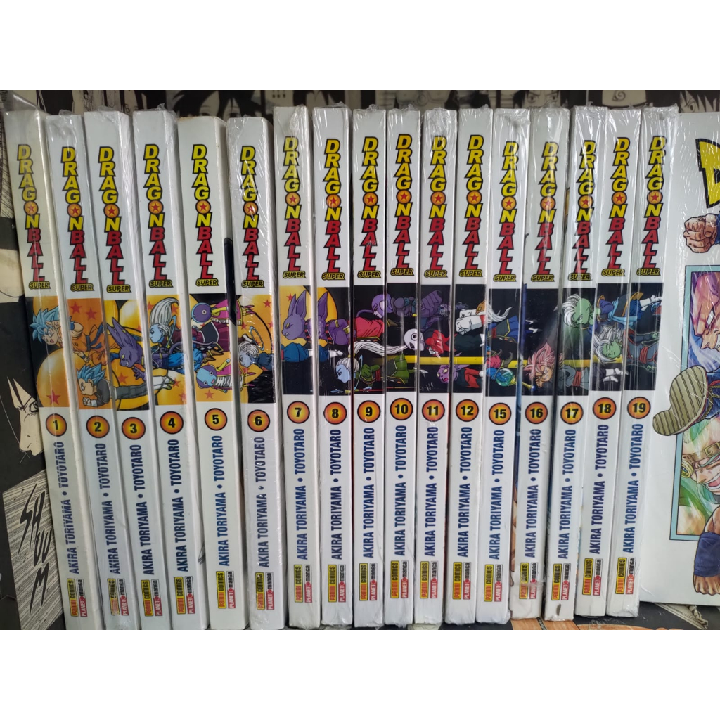 MANGA DRAGON BALL SUPER DBS PANINI COMPLETE SUA COLEÇAO VOLUMES AVULSOS ...