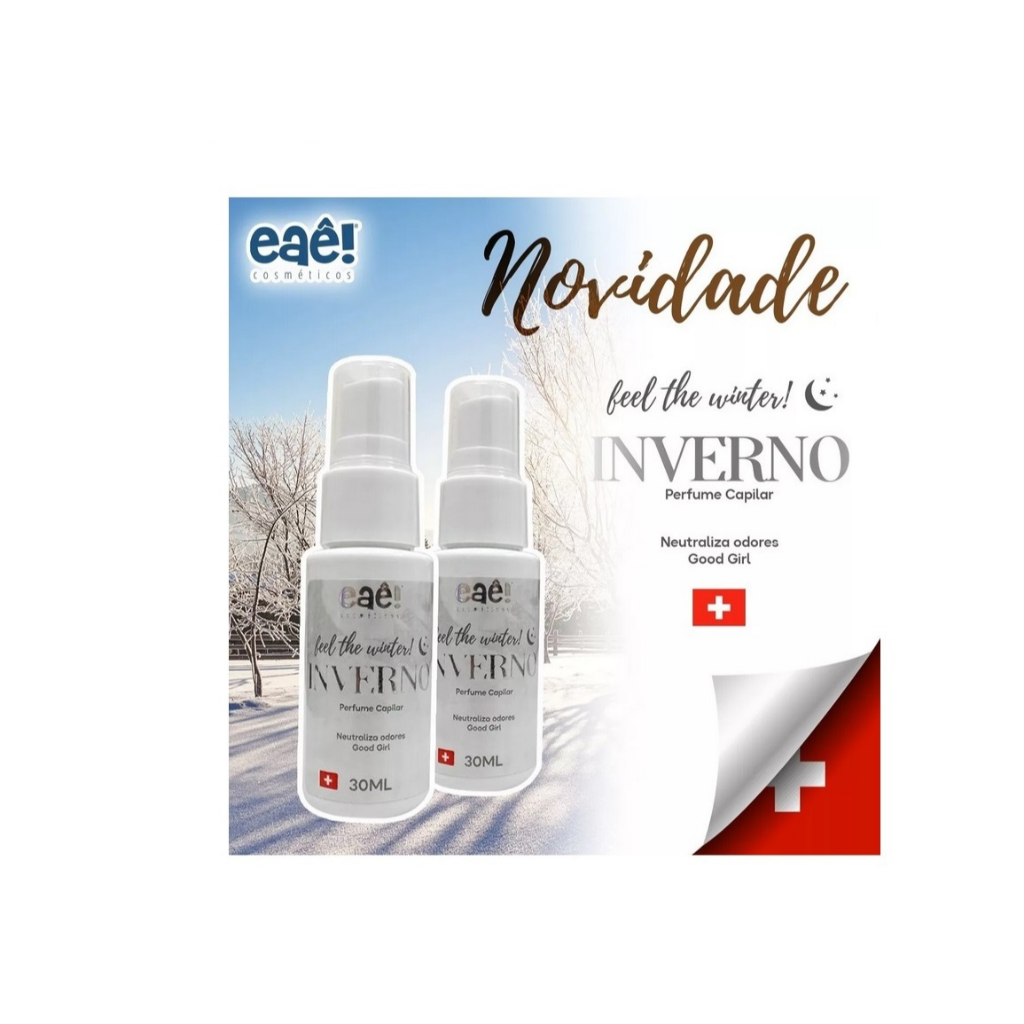 perfume capilar poderosa fragrância eae 30 ml | Shopee Brasil