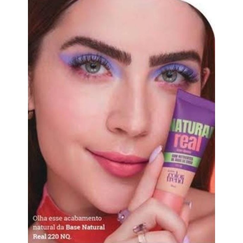 Base Líquida Color Trend Natural Real e Matte Real Avon - 25 ml ...