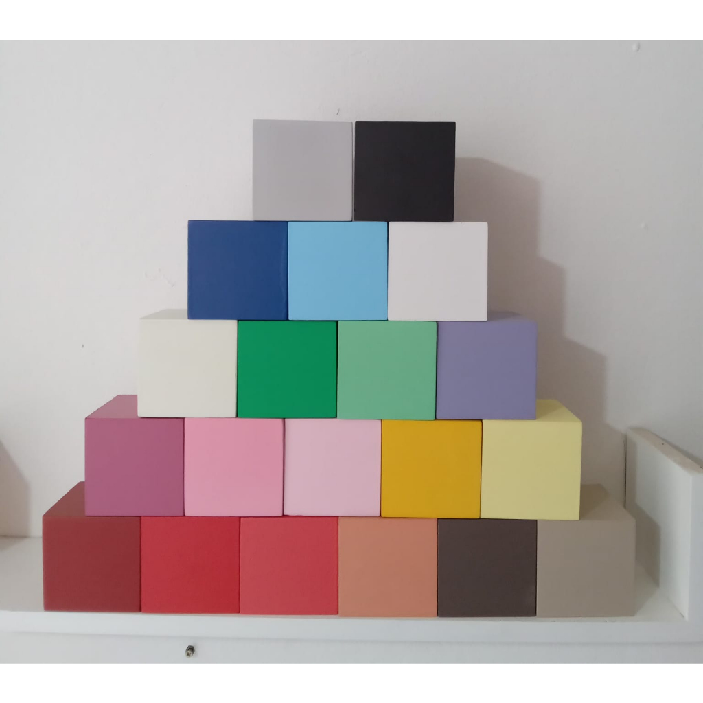 Caixas De Mdf 3mm Pintadas 10x10x5 Cm para decoração e lembranças ...