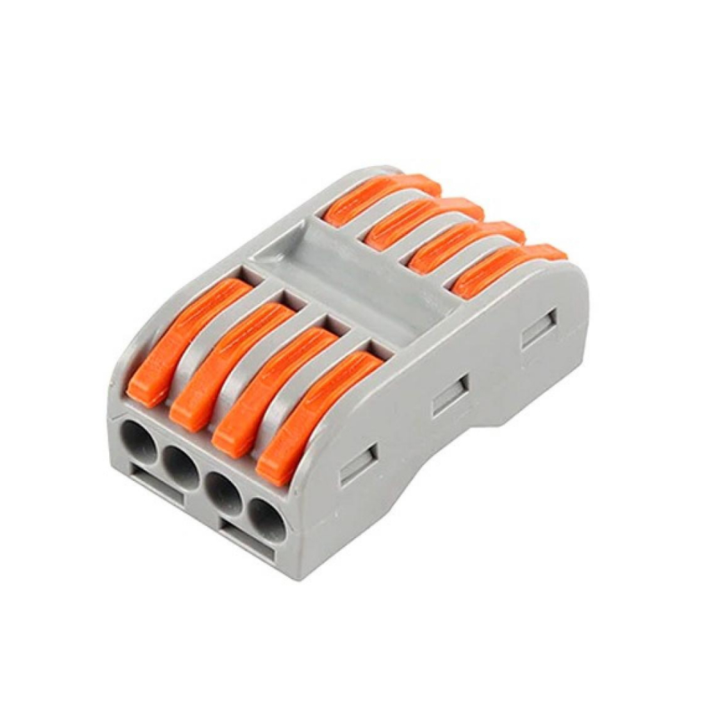 Kit 10 Conector Wago Compacto Elétrico Emenda E Derivação Original 1, 2 ...