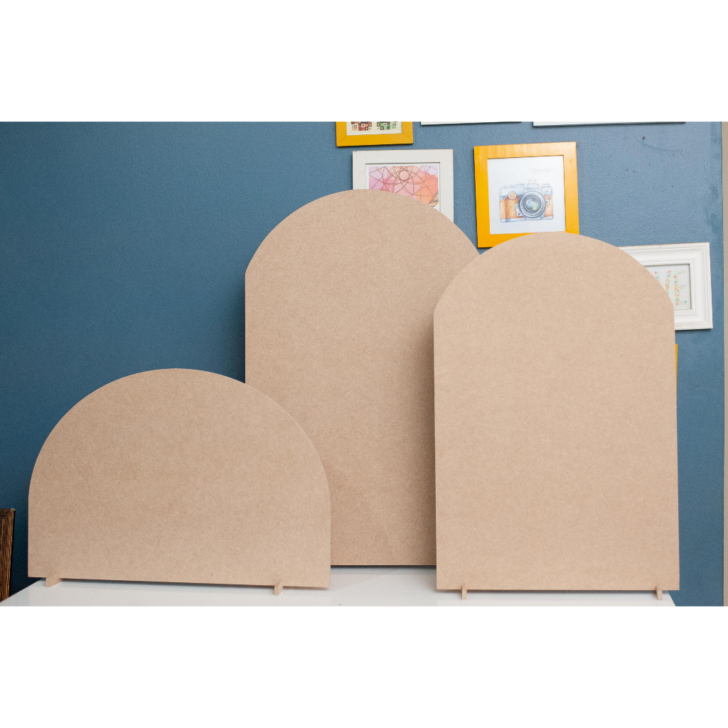 Kit Trio Painel Romano Pequeno para ensaios smash cenários MDF Cru ...