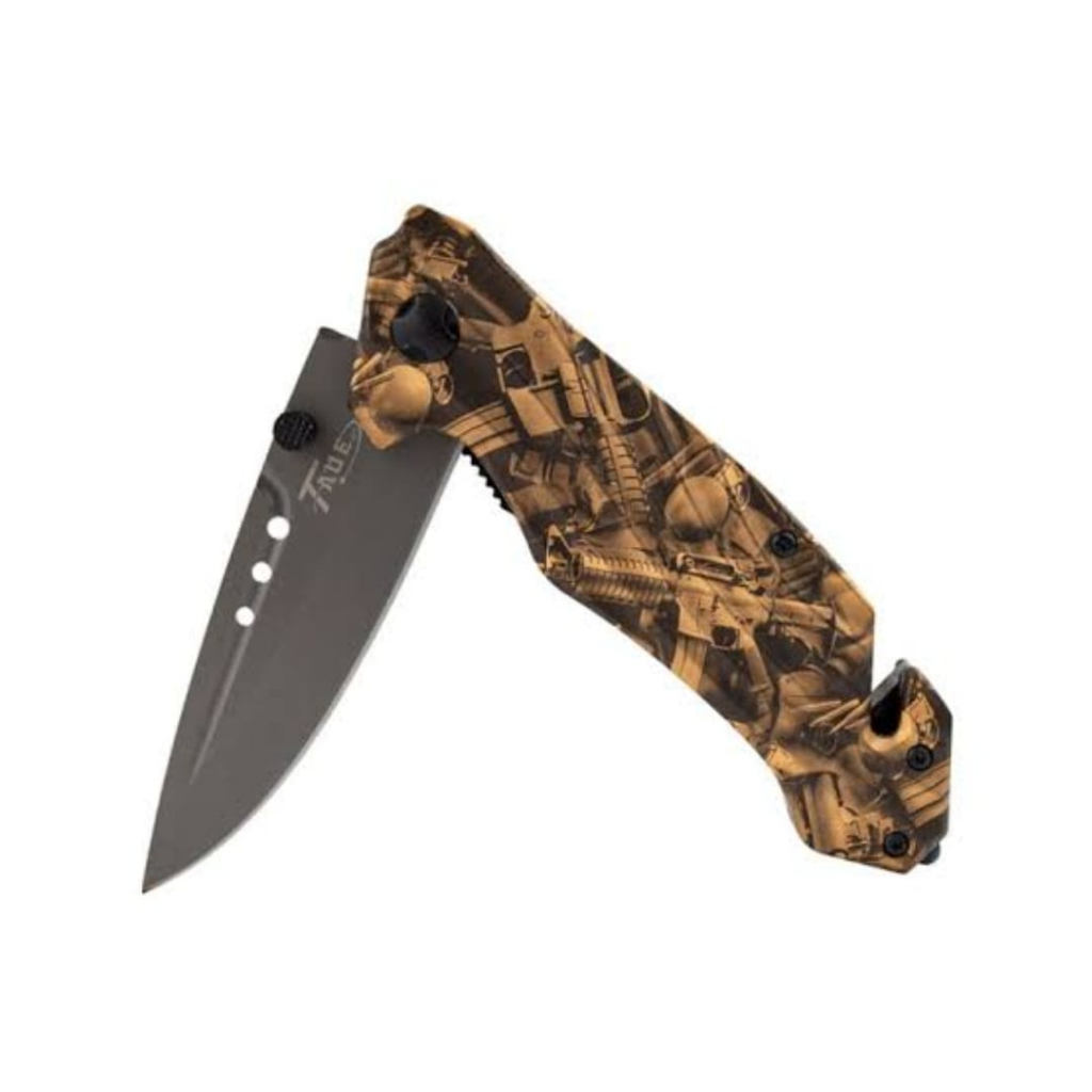 Canivete Tático Militar Com Empunhadura Design M4-a4 Xd-9 | Shopee Brasil