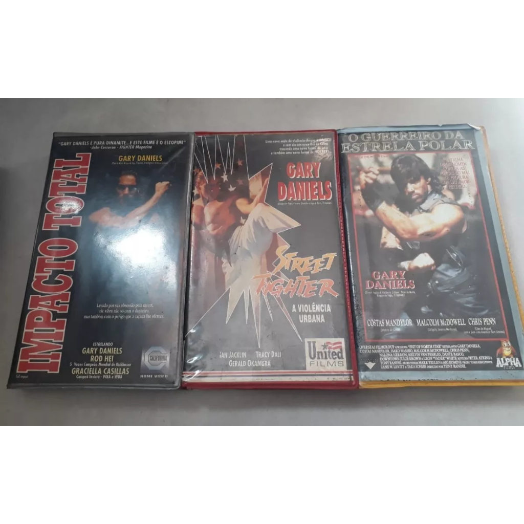 Vhs DVD Gary Daniels Filmes LEIA | Shopee Brasil