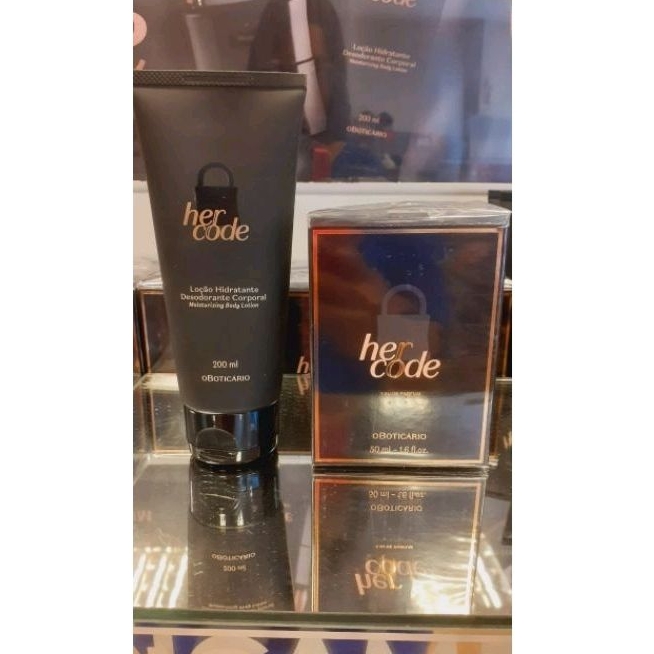 Kit Her Code Lançamento O Boticário | Shopee Brasil