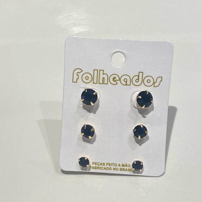 TRIO DE BRINCOS bolinhas Pretas | Shopee Brasil TRIO DE BRINCOS bolinhas Pretas | Shopee Brasil