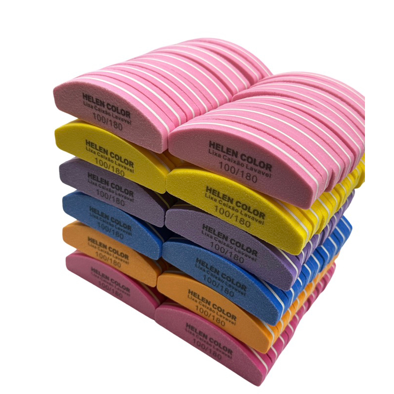 KIT 20 LIXAS MINI BUFFER SIOUX OU LISA Helen Color | Shopee Brasil