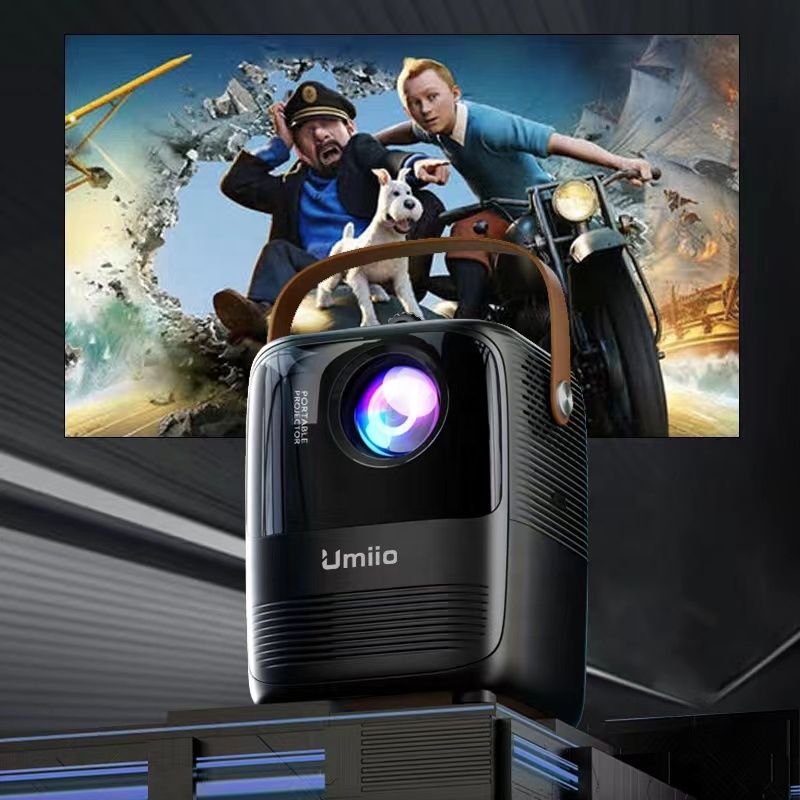 Mini Projetor Portátil Umiio 5G Android 11 Reproduz Imagem em 4K ou ...