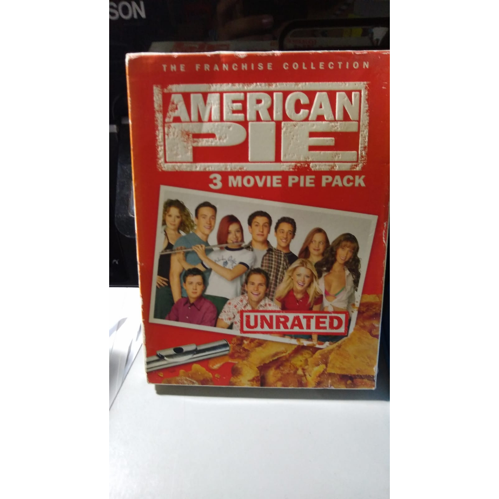DVD BOX american pie 3 movie pie pack unrated the franchise collection ...