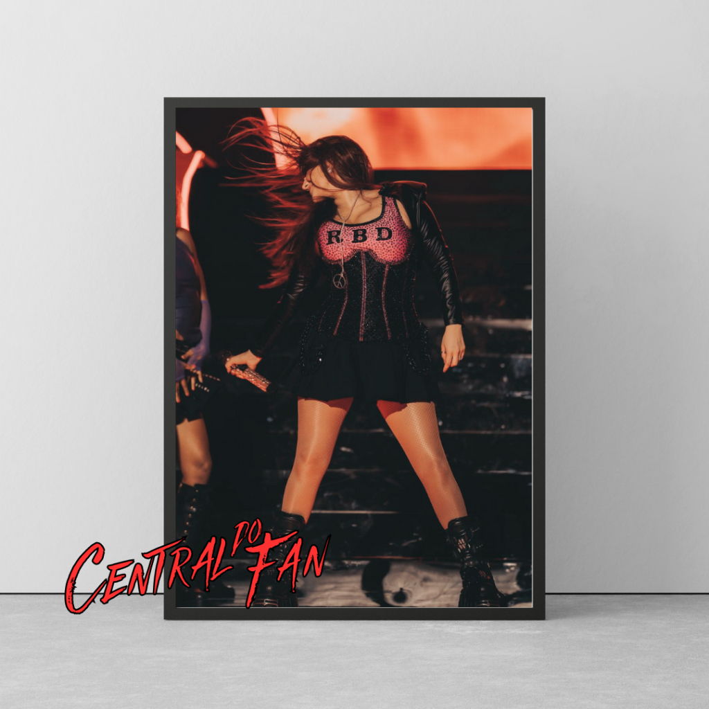 Quadro Dulce Maria - RBD - Soy Rebelde Tour | Shopee Brasil