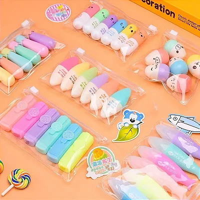 Kit Marca Texto Fofo com 6 Cores | Shopee Brasil