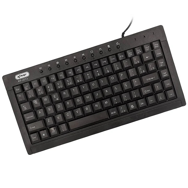 Teclado Knup KP-2013 QWERTY Abnt2 português Brasil preto | Shopee Brasil