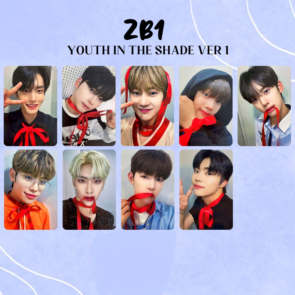 Photocards Zerobaseone (ZB1) Youth in Shade FANMADE | Shopee Brasil