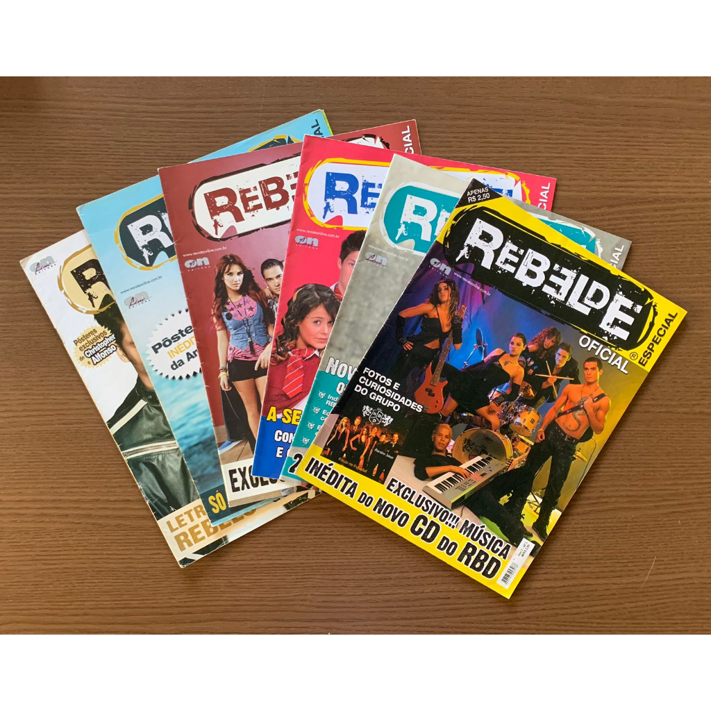 Revista Rebelde Oficial Especial RBD | Shopee Brasil