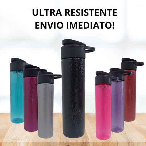 Garrafa De Água Squeeze Clink Plástico 600ml Livre De Bpa Com ...