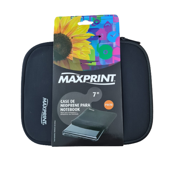 Case/Capa Para Notebook 7 polegadas Maxprint - Neoprene - Ideal para ...