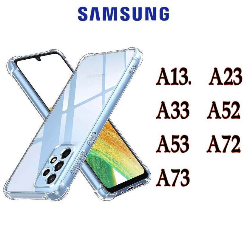 Capa transparente capinha TPU Anti Shock Impacto samsung A13 A23 A33 A53 A52 A72 A73 | Shopee Brasil