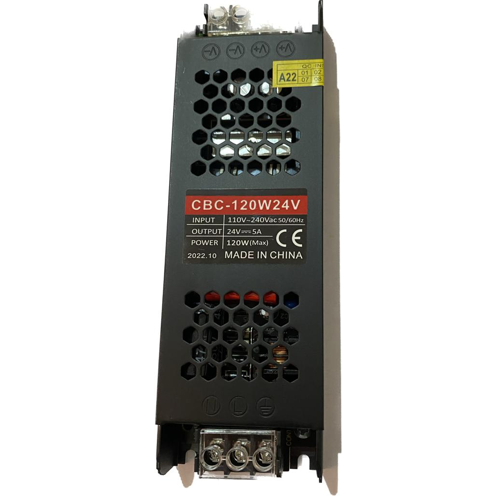 Fonte Driver Slim Perfil 24v 5a 120w Para Fita Led Colmeia | Shopee Brasil