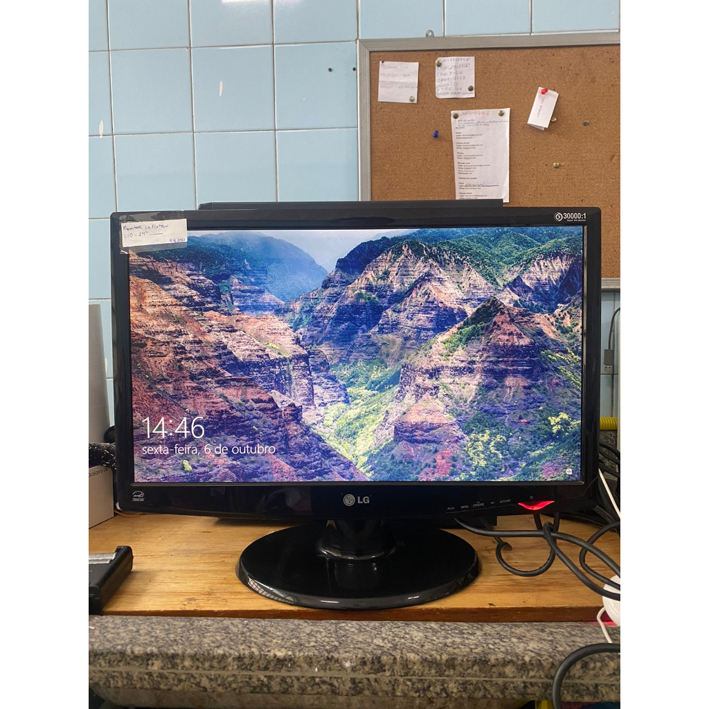 Monitor LG 24 Polegadas Modelo Flatron | Shopee Brasil