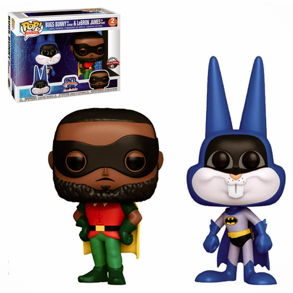 Funko Bugs Bunny E Lebron James - Batman E Robin - 2 Pack | Shopee Brasil