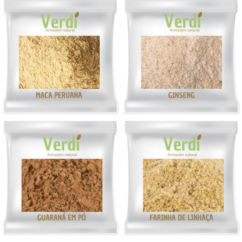 kit energia, disposição e libido: Power Maca peruana pura, ginseng ...