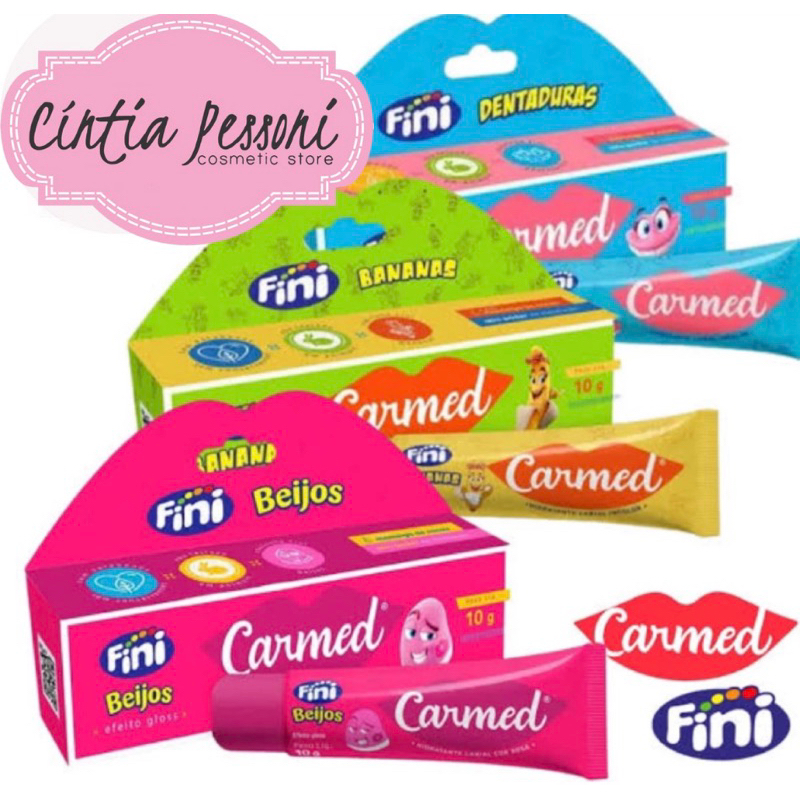CARMED FINI - Hidratante Labial 10G (escolha o sabor) | Shopee Brasil