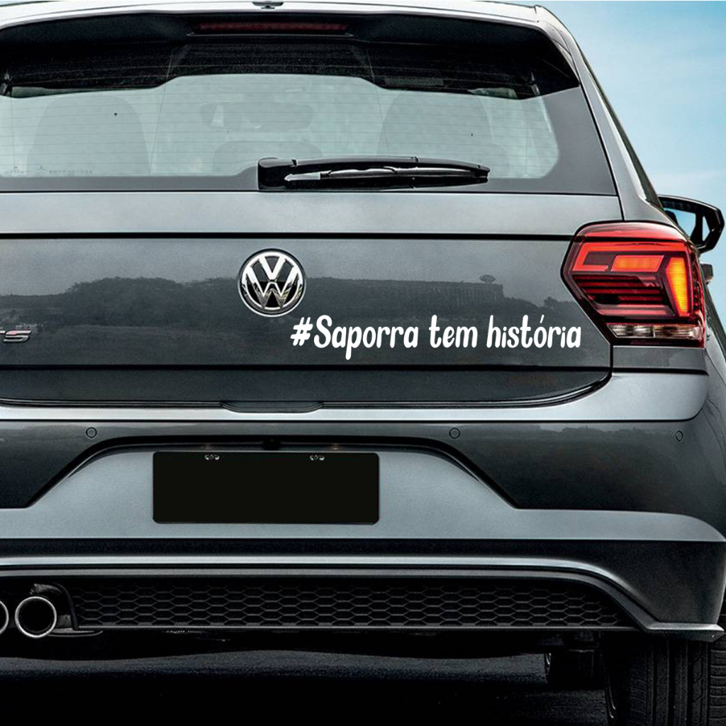 Adesivo Saporra Tem História Vidro Traseiro Carro Rebaixado Tuning Dub Som Automotivo | Shopee ...
