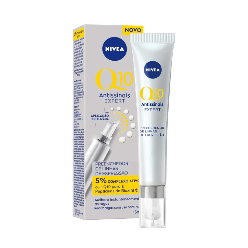Creme Facial Preenchedor Nivea Q10 Antissinais Expert (15ml) | Shopee Brasil