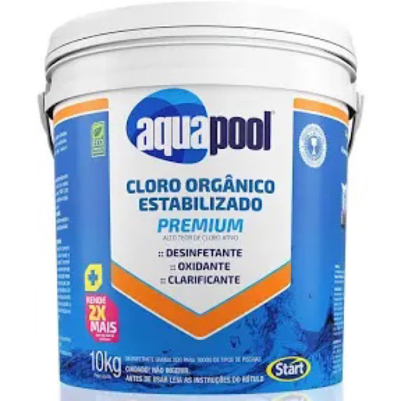 Cloro Granulado Estabilizado Premium Aquapool Puro 56% 10kg - Start ...