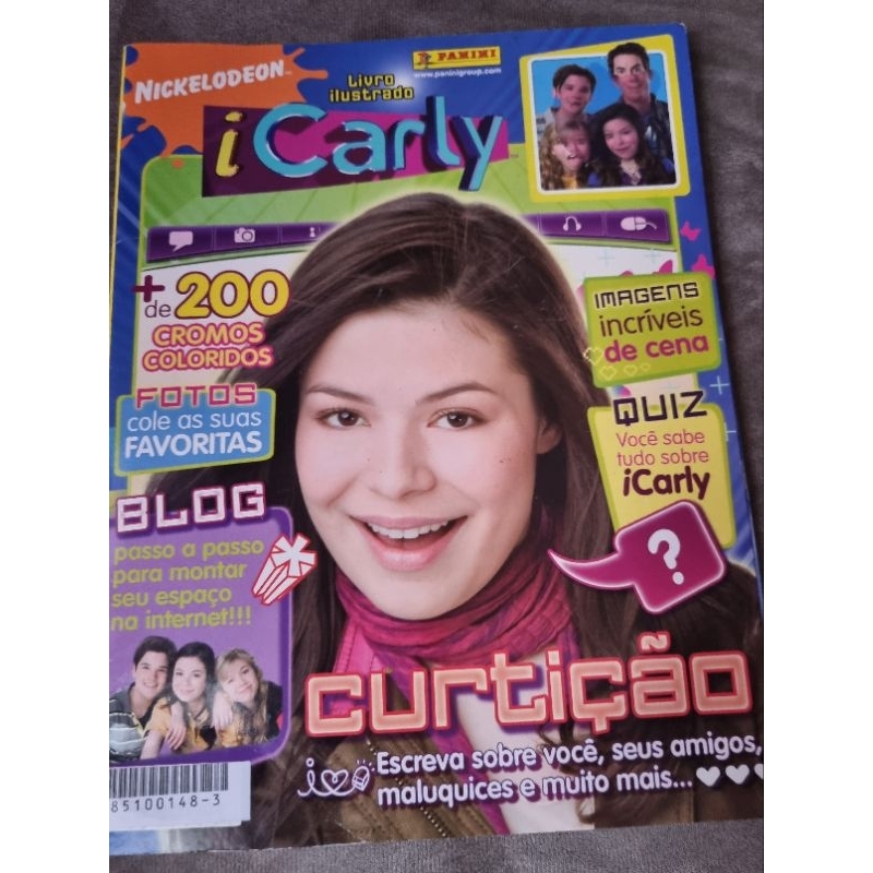 KIT ÁLBUM ICARLY COM 180 FIGURINHAS PARA COLAR - PANINI | Shopee Brasil