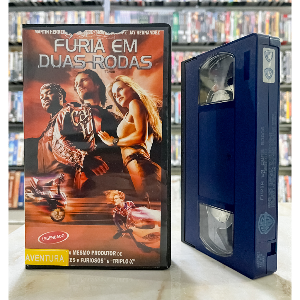 Vhs Fúria Em Duas Rodas Legendado Original Fita De Vídeo Filme