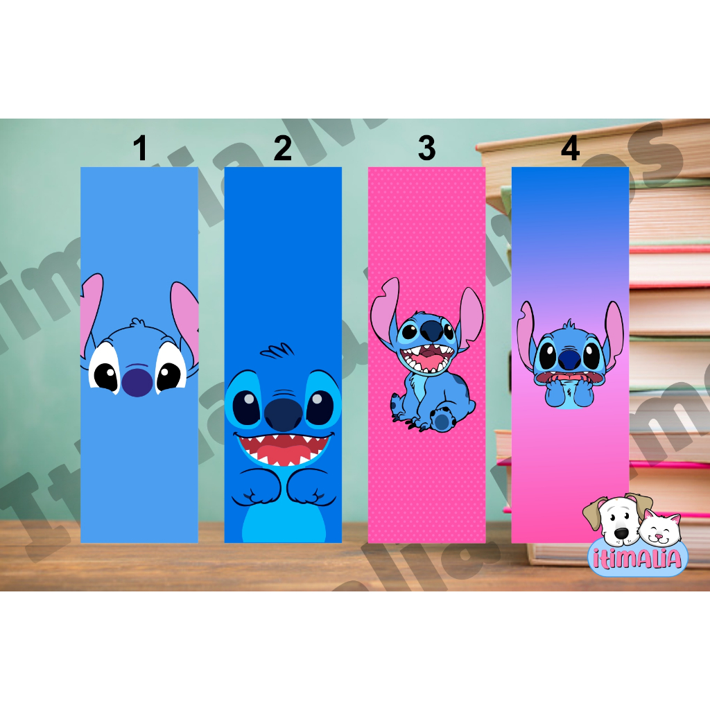 Marcador Plastificado Marca Página Lilo e Stitch | Shopee Brasil