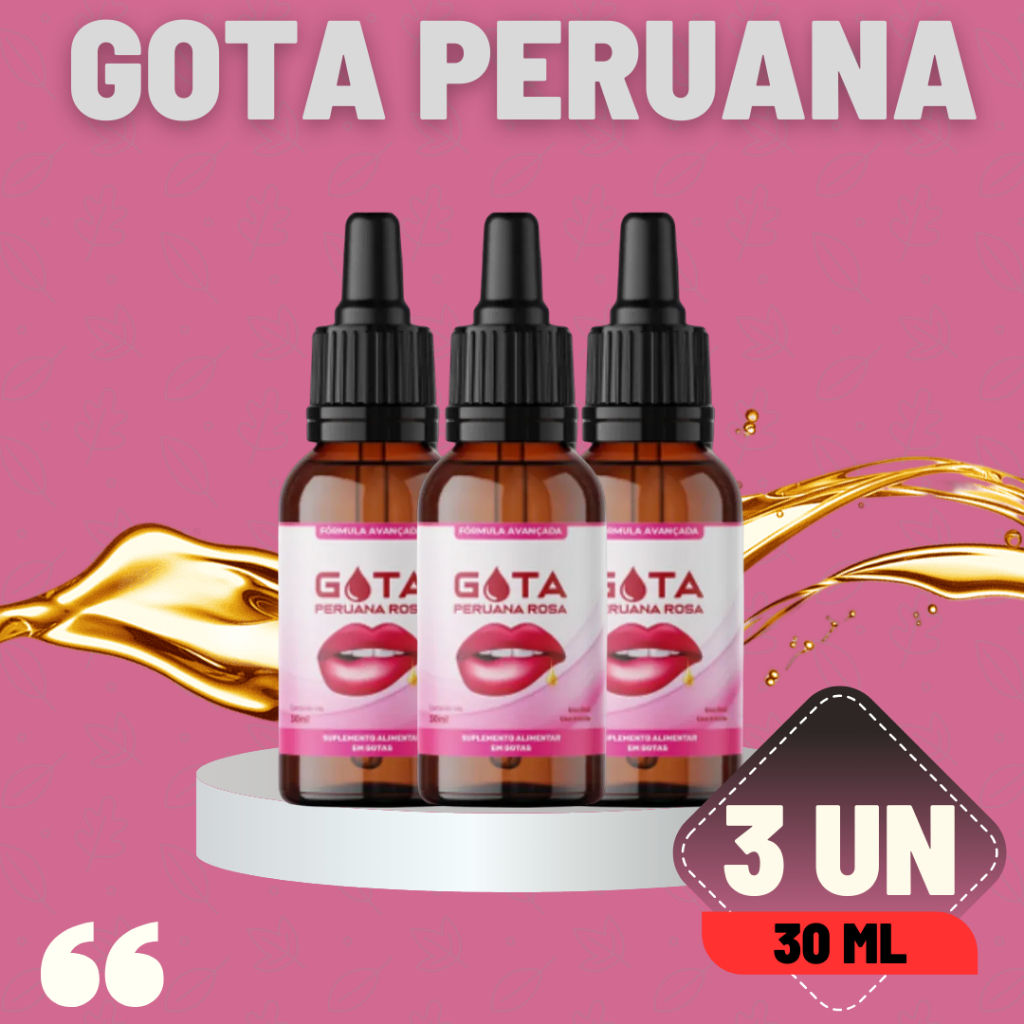 3 Gota Peruana Rosa 30ml Original Potente | Shopee Brasil