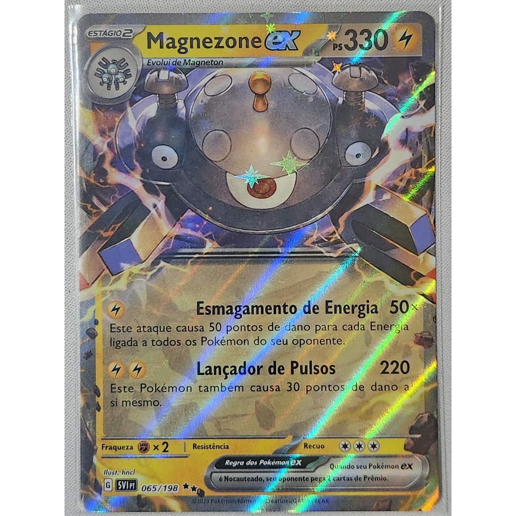 Carta Pokemon Magnezone ex (065/198) SV1 | Shopee Brasil