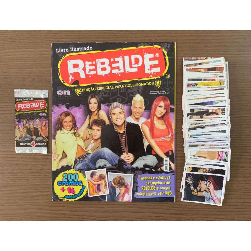 Álbum Rebelde quase COMPLETO - Edição Especial para Colecionador RBD ...