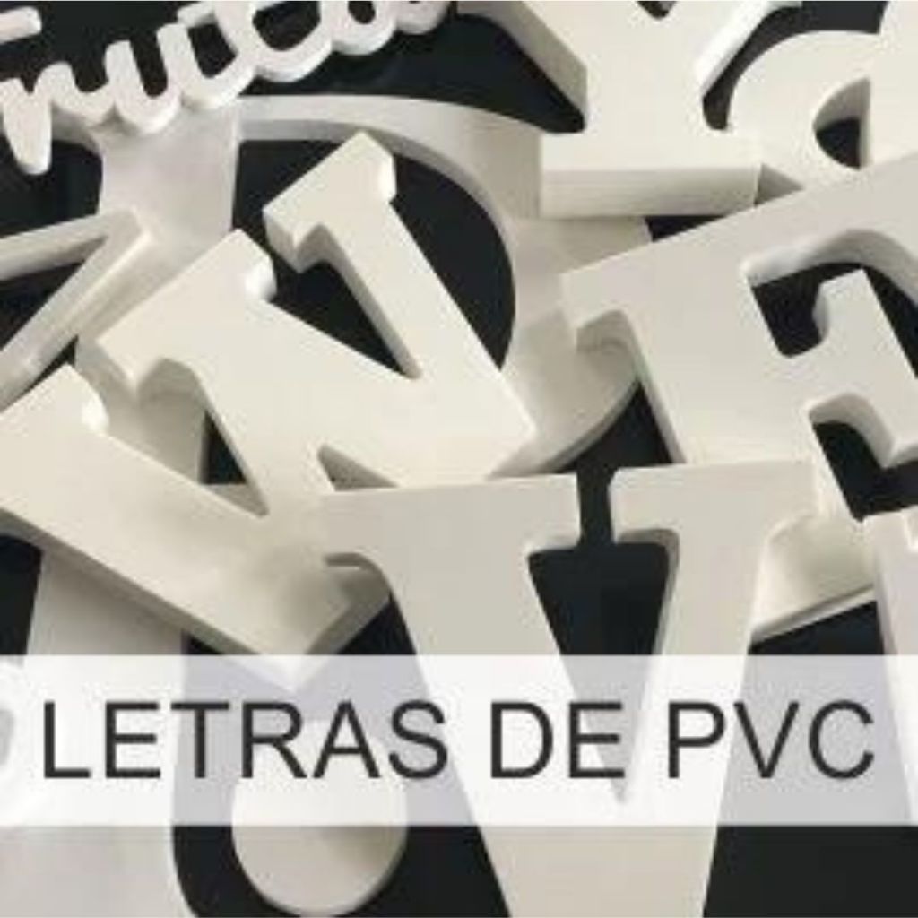 Kit de letras em PVC expandido 10 / 12 / 15/ 18 /20 em 10mm e 10cm ...