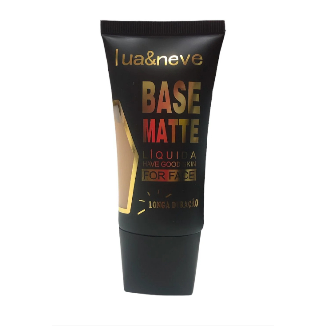 BASE LÍQUIDA MATTE LONGA DURAÇÃO - LUA E NEVE | Shopee Brasil