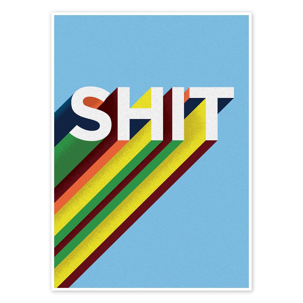 Placa Decorativa: SHIT em Mdf A4 | Shopee Brasil