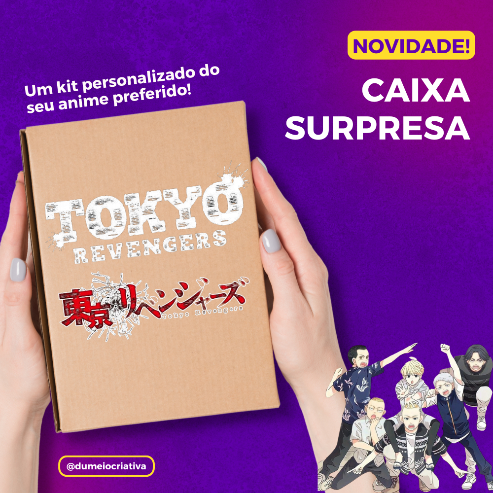 Kit Surpresa Anime Tokyo Revengers | Shopee Brasil